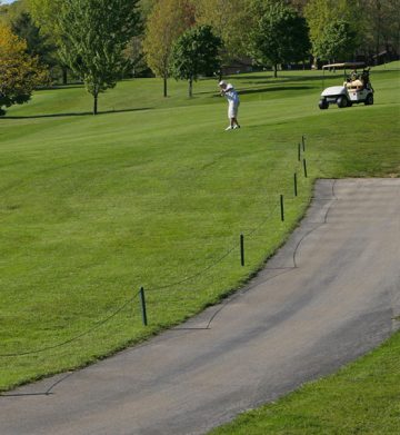 Golf Course Path Construction & Asphalt Paving in Calgary